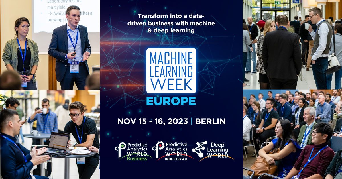 Machine Learning Week Europe | Register