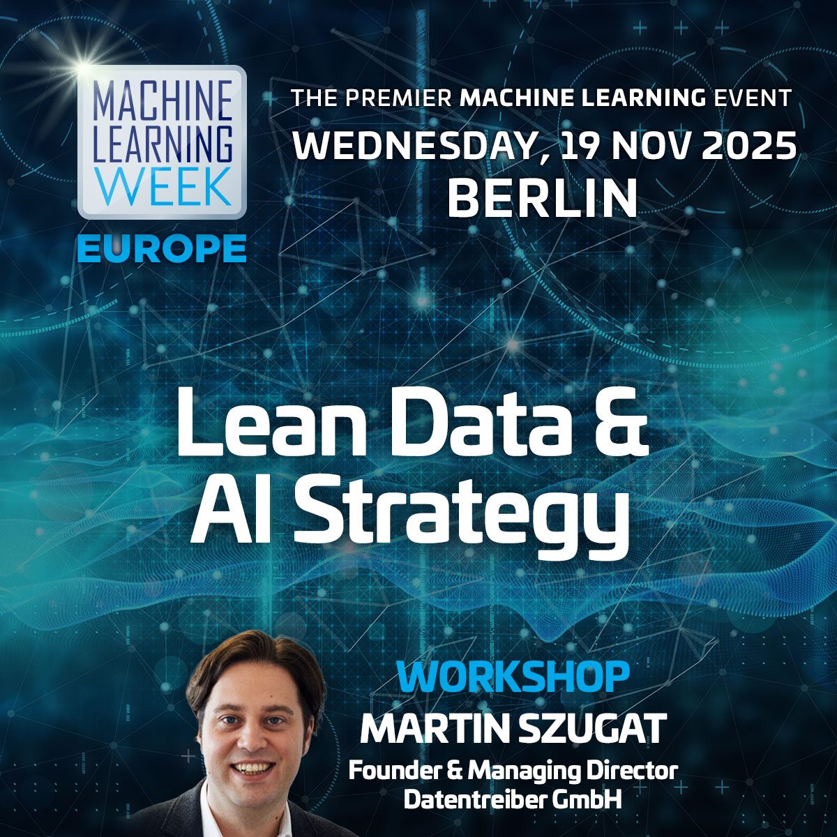 Lean Data & AI Strategy with Martin Szugat - Machine Learning Week Europe