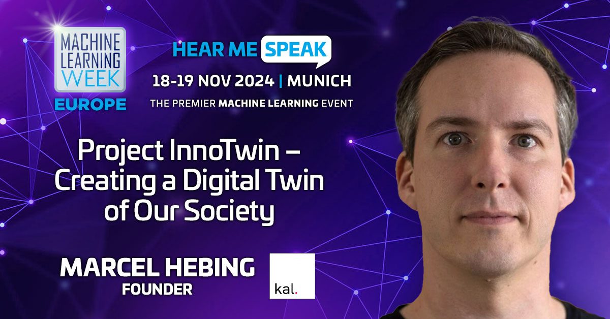 Project InnoTwin – Creating a Digital Twin of Our Society - Machine Learning Week Europe